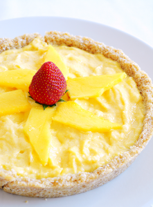 Pie de Mango Saludable SIN HORNO – Postres Saludables